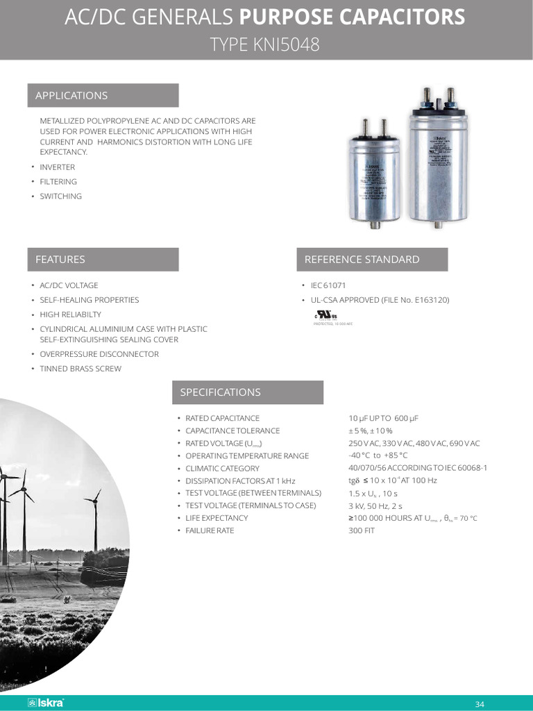 KNI5048 | PDF | Capacitor | Alternating Current