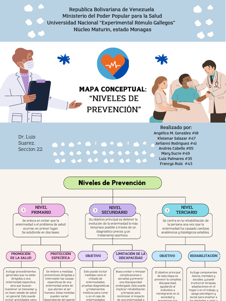 Mapa Conceptual de Niveles de Prevención Con Ejemplos | Descargar gratis PDF | Cáncer de pulmón ...