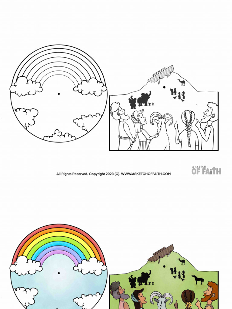Rainbow Appears Over Ark Craft | PDF