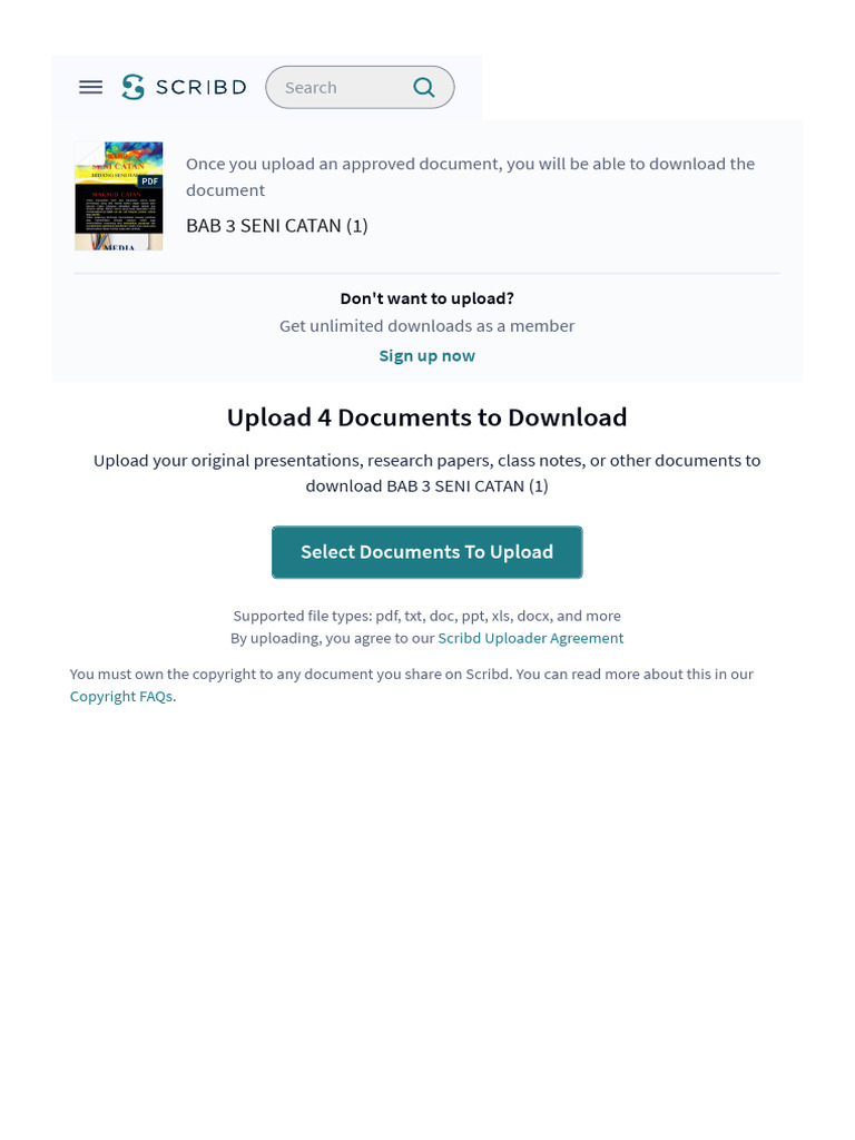 Upload A Document - Scribd | PDF | Scribd | World Wide Web