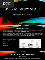 Pgi Memory Scale | PDF | Recall (Memory) | Memory