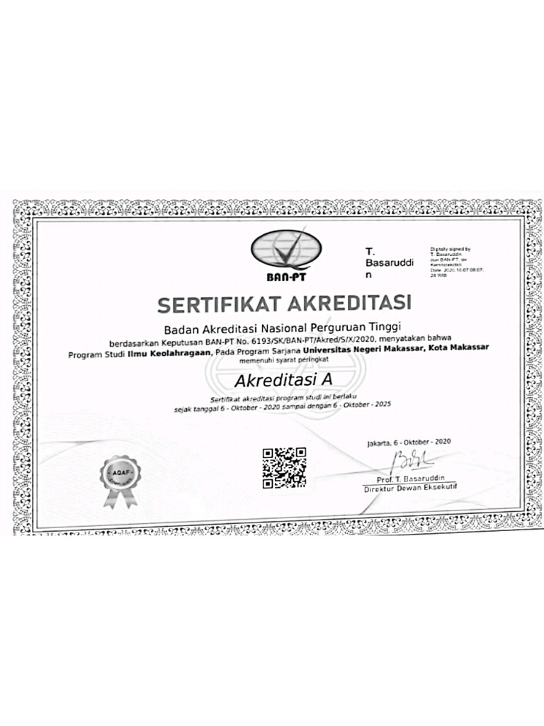 Bukti Akreditasi | PDF