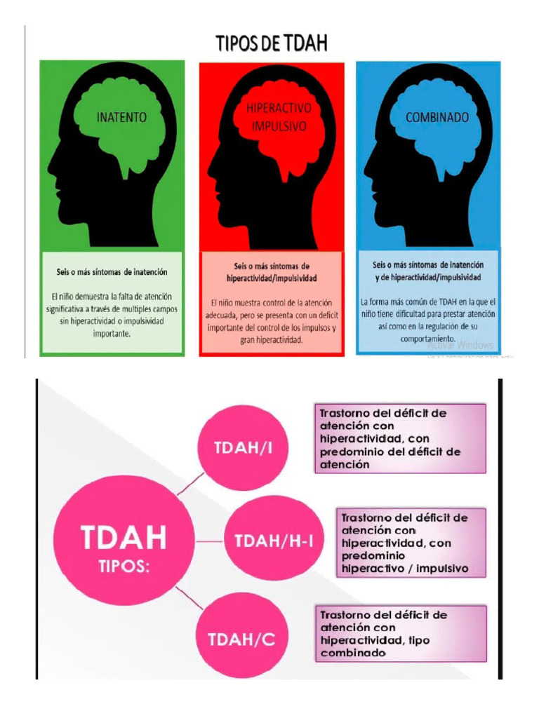 Tipos de Tdah | PDF