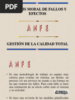 Tema 5. Análisis Modal de Fallos y Efectos AMFE-1 | PDF | Ingeniería | Producción y fabricación