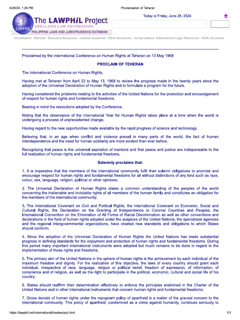 Intl - Treaty 2 | PDF