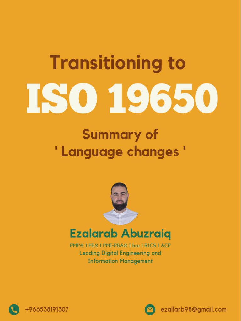 Transition To ISO 19650 - Terms | PDF | Building Information Modeling ...