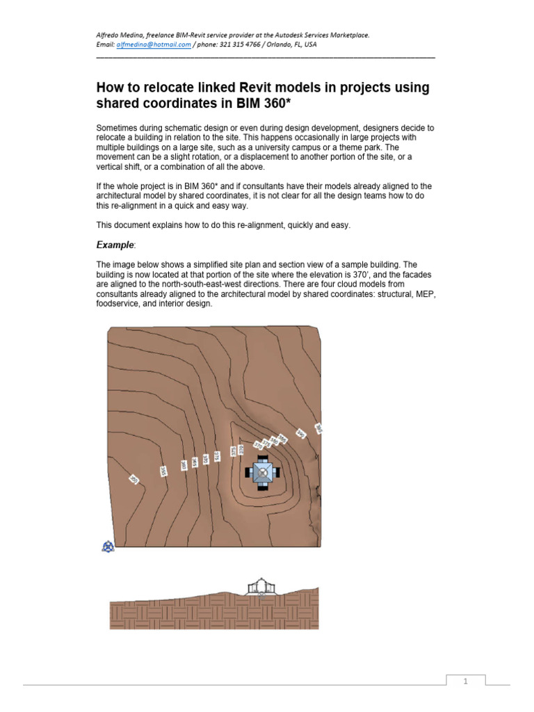 How To Relocate Linked Revit Models in BIM 360 | PDF | Autodesk Revit | Building Information ...