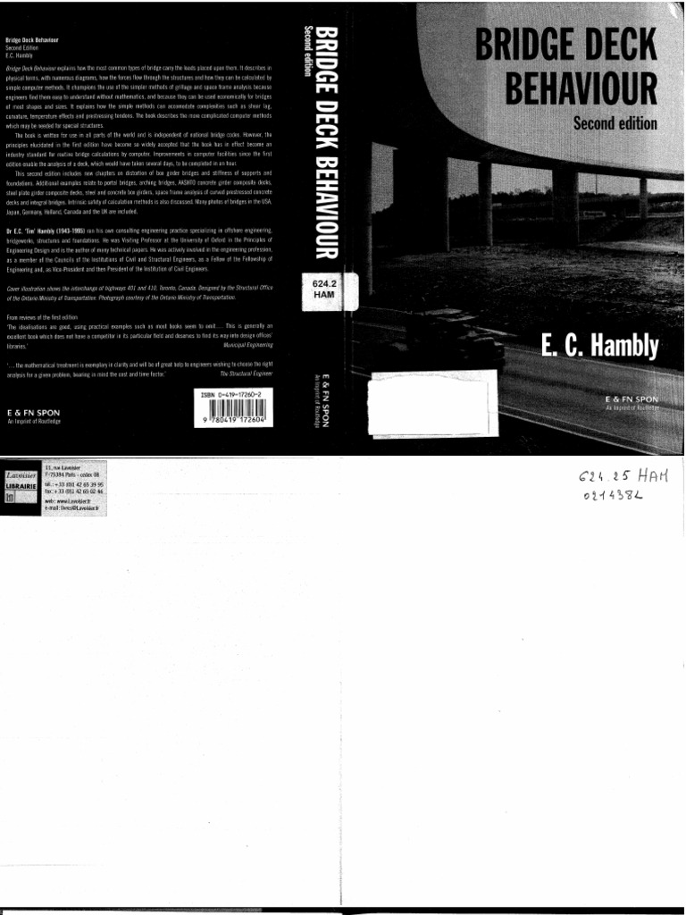 Bridge Deck Behaviour EC Hambly | PDF