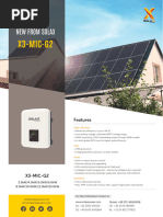 Solax Inverter Datasheet Overview | PDF | Alternating Current ...