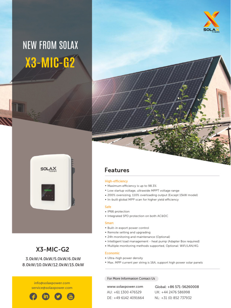 x3 Mic g2 Datasheet en | PDF | Alternating Current | Physical Quantities