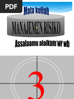 Materi KMK-105 Tahun 2022 Petunjuk Teknis Manajemen Risiko Kemenkeu | PDF