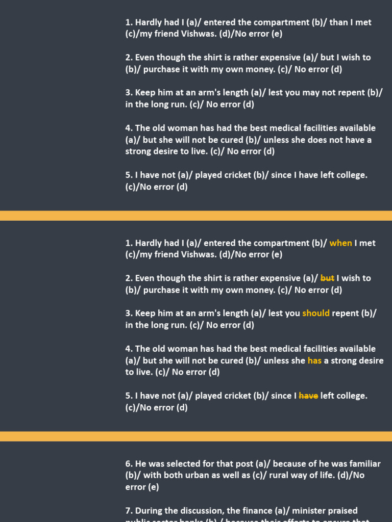 Conjunctions Practice Questions PDF | PDF