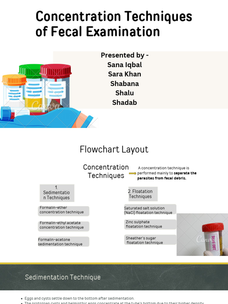 Concentration Techniques Of Fecal Examination 1 Pptx 20240201 221650