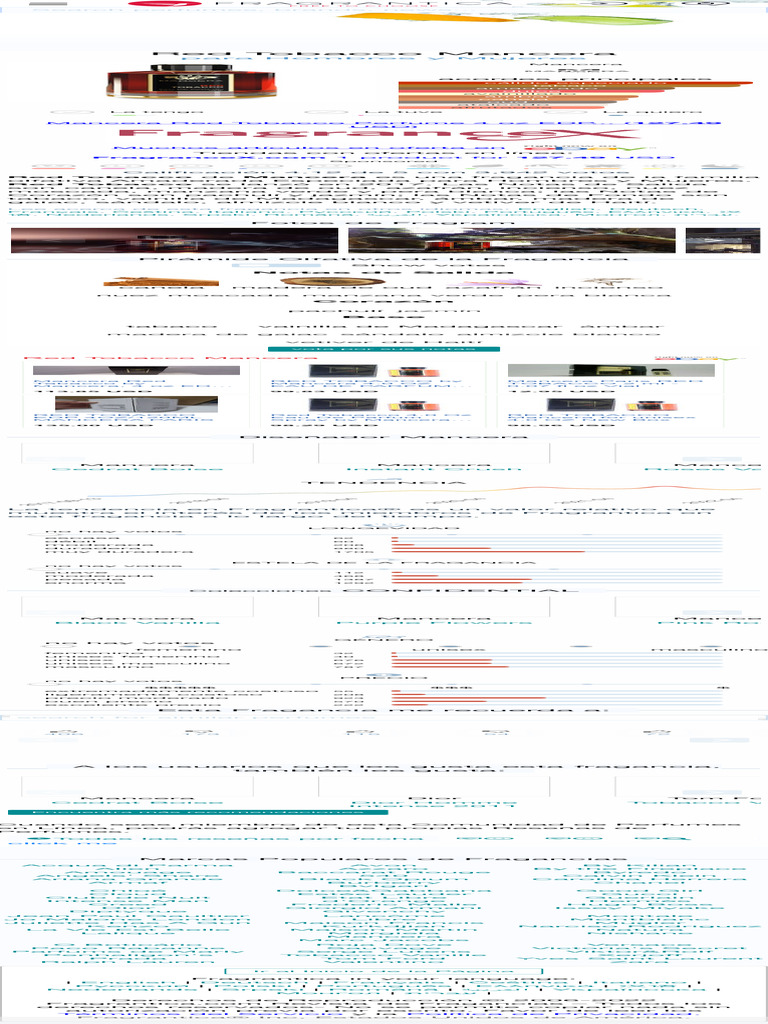 Red Tobacco Mancera Fragancia - Una Fragancia para Hombres y Mujeres 2017 | PDF | Moda | Perfumería