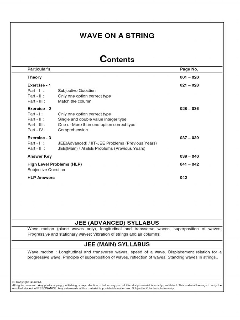 7Mb - Wave On A String Sheet | PDF