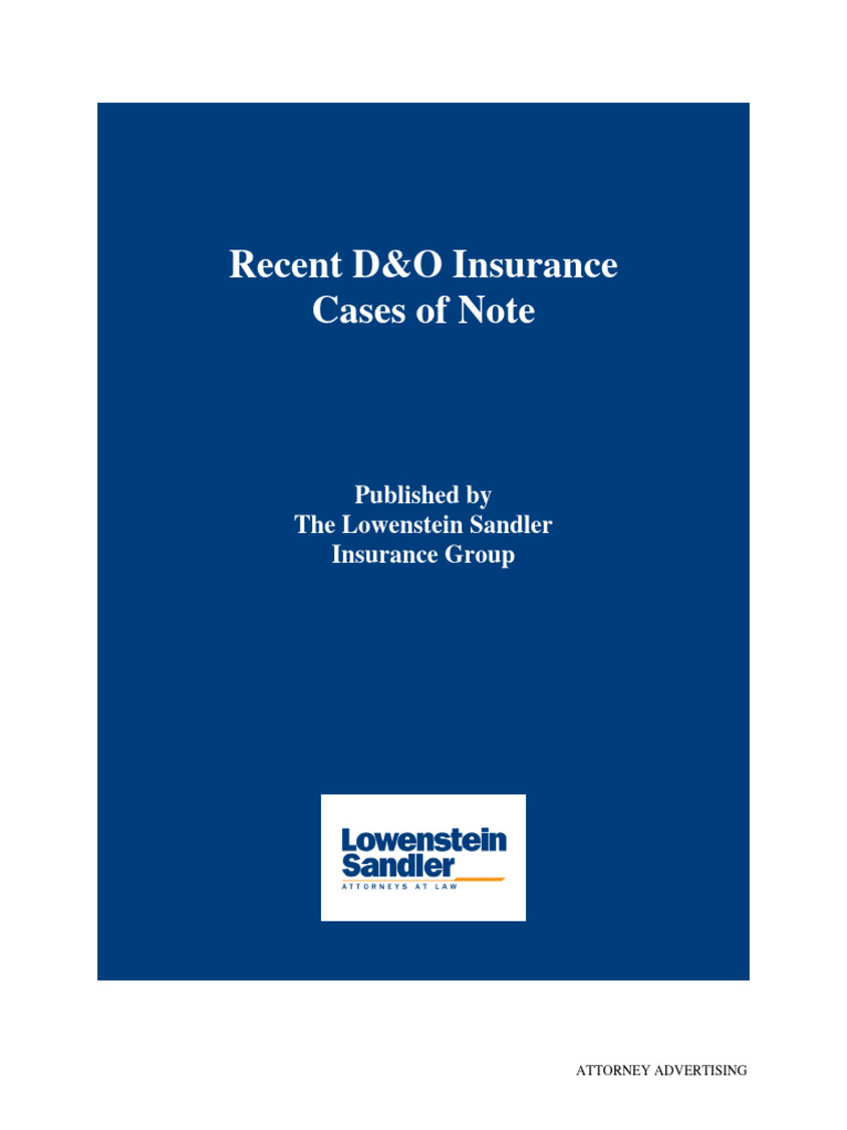 Insurance Booklet | Download Free PDF | Insurance | Lawsuit