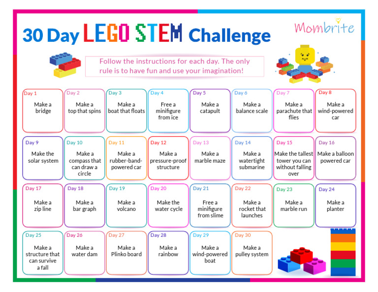 LEGO-STEM-Challenge-Calendar-Printable | PDF