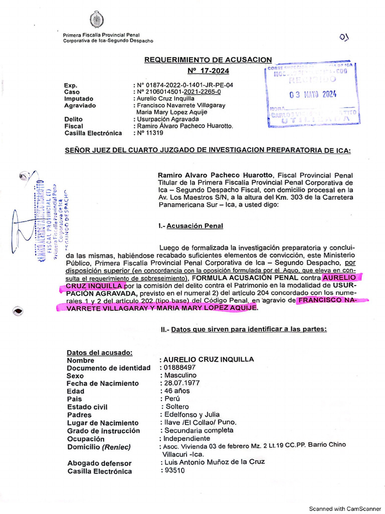 Aurelio Cruz Inquilla | PDF