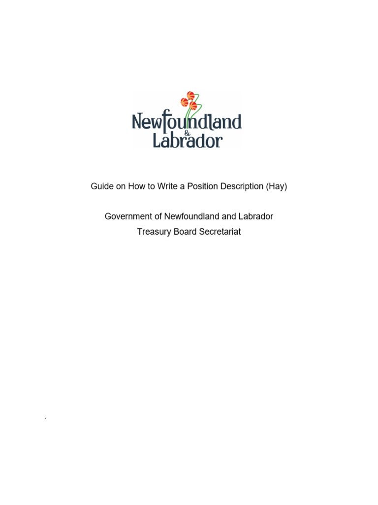 Guide On How To Write A PD Hay | PDF | Internal Control | Accountability
