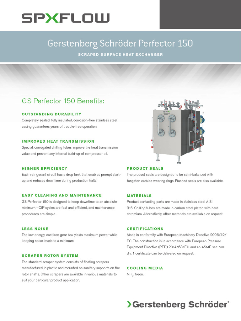 Gerstenberg Schroder Perfector 150 Gs 203 GB | PDF | Stainless Steel ...
