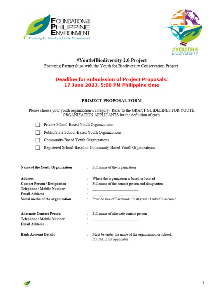 2 - FPE Y4B 2.0 Project Proposal Form - FINAL | PDF | Social Media ...