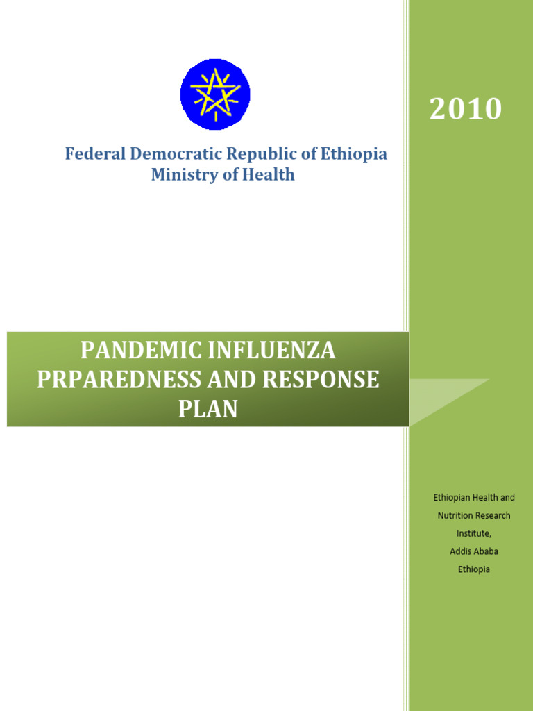 Ethiopia's Influenza Pandemic Plan | PDF | Influenza | Influenza A ...