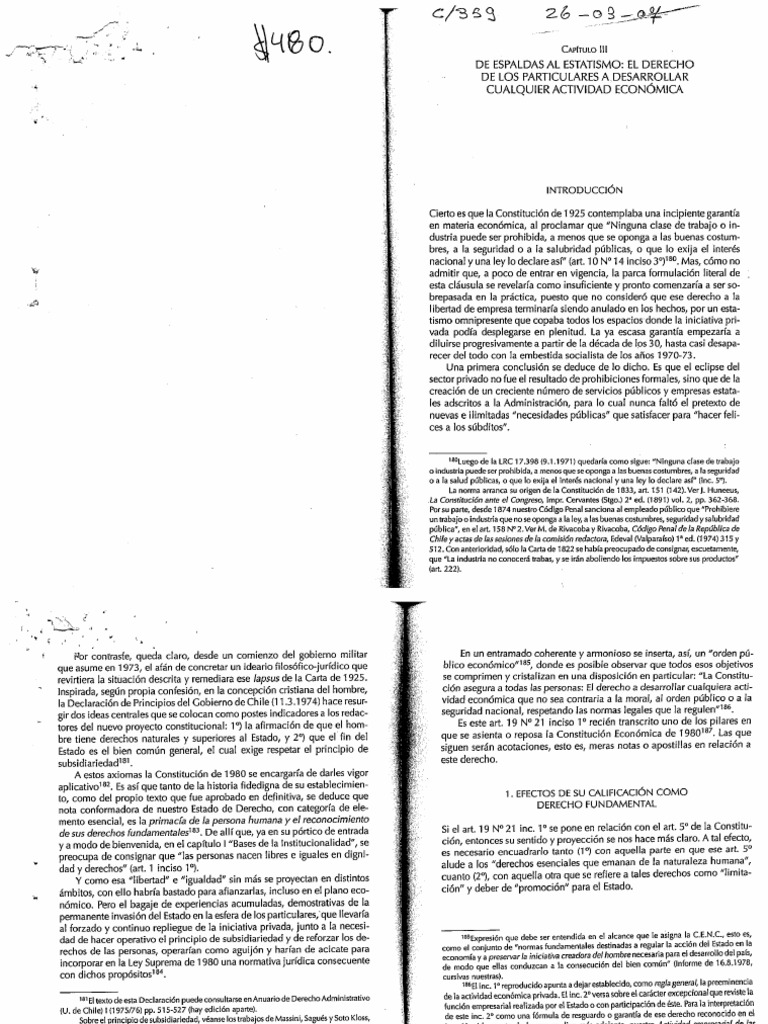 De Espaldas Al Estatismo - Derecho de Los Particulares A Desarrollar ...