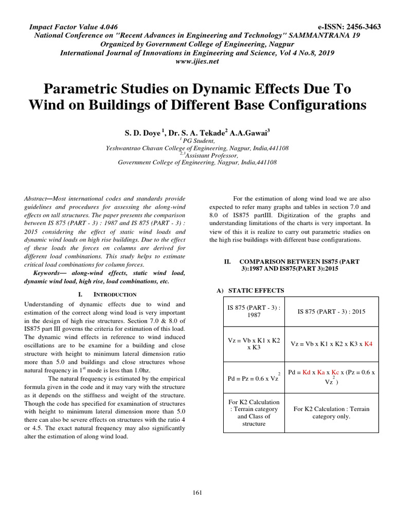 Wind Dynamics - Load Combination | PDF | Wound | Turbulence