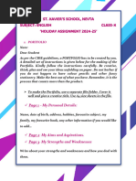 Descriptive Writing Class 9 | PDF | Home & Garden