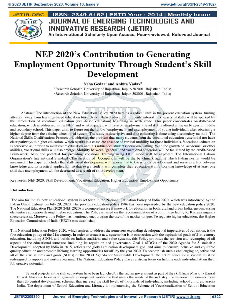 2023 Gedar | PDF | Vocational Education | Apprenticeship