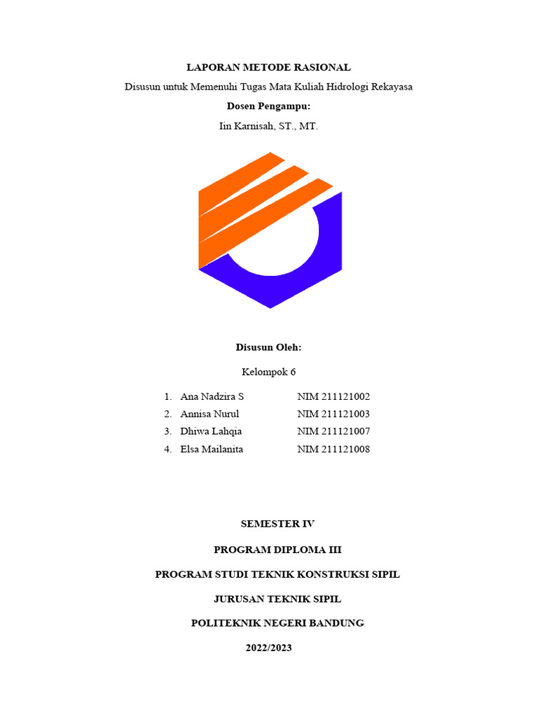 Laporan Metode Rasional | PDF