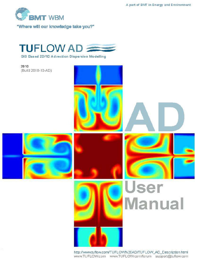TUFLOW AD Manual 2010-10-AD | PDF | Comma Separated Values | Geographic ...