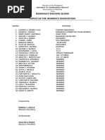 Barangay Officials Contact Directory | PDF