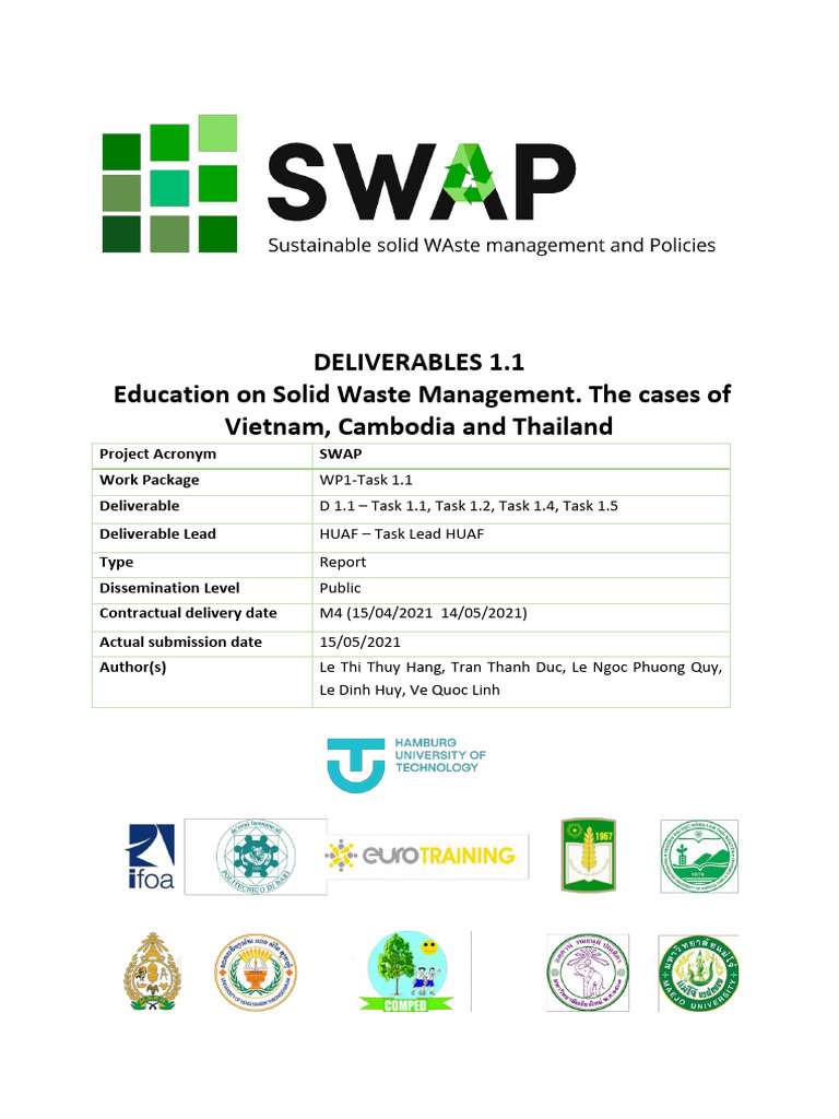 Education On Solid Waste Management. T | PDF | Waste | Waste Management
