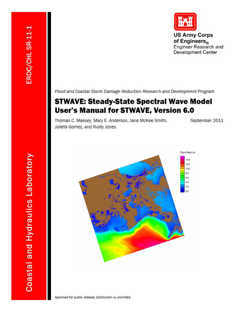 STWAVE 6.0 User Manual Overview | PDF | Waves | Spectral Density
