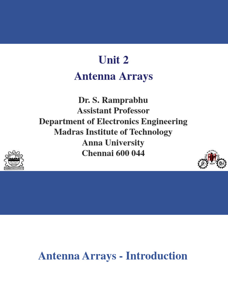 Array Antenna | PDF | Antenna (Radio) | Wireless
