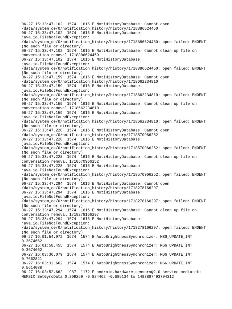 Log | PDF | Java (Programming Language) | Android (Operating System)