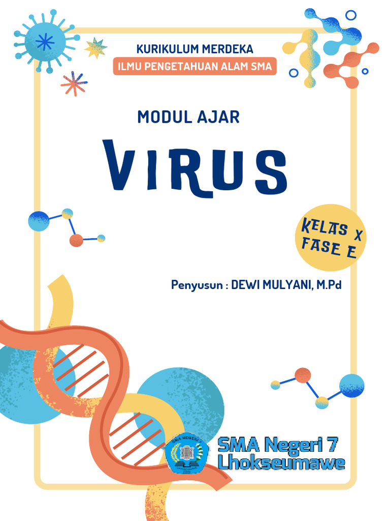Modul Ajar Biologi - Modul Ajar Virus - Fase E | PDF