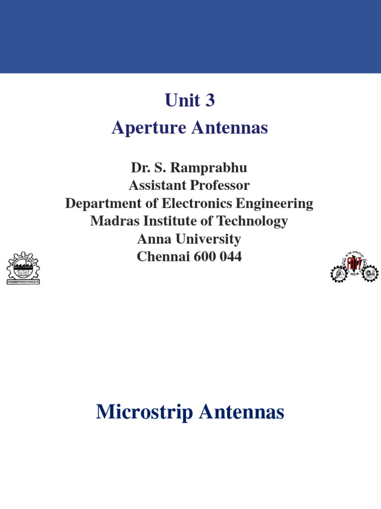 Microstrip Antenna Design Overview | PDF | Antenna (Radio ...