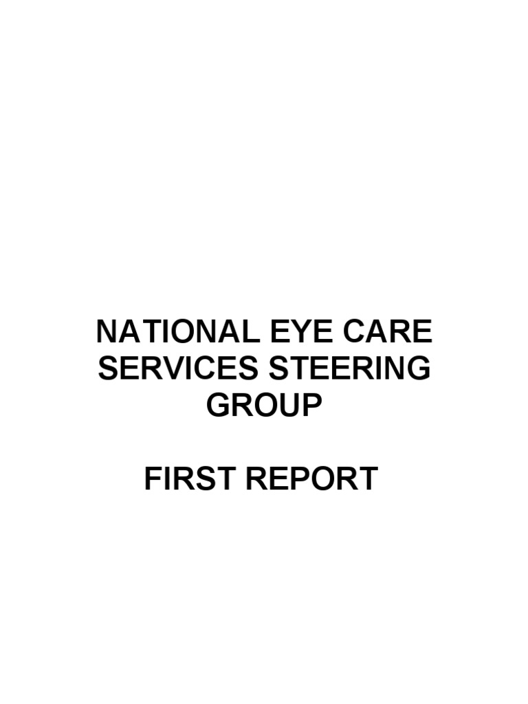 Eye Care Report | PDF | Visual Impairment | Optometry