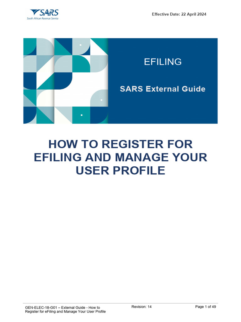 Sars Efiling | PDF | Login | Password
