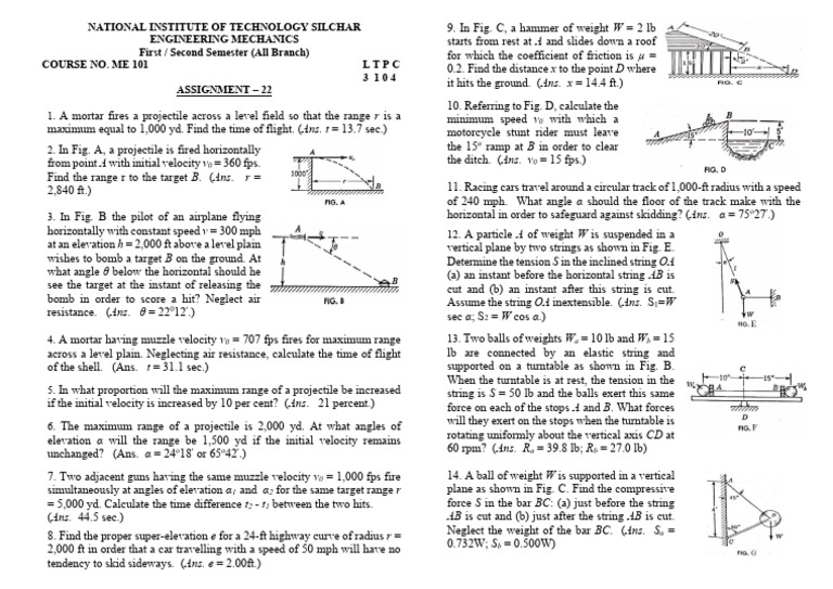 EM Assignment 22 | PDF | Mechanical Engineering | Flight