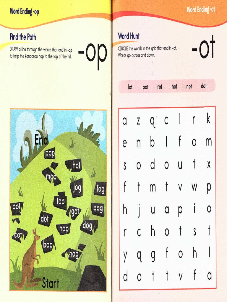 Kindergarten Word Games-11 | PDF