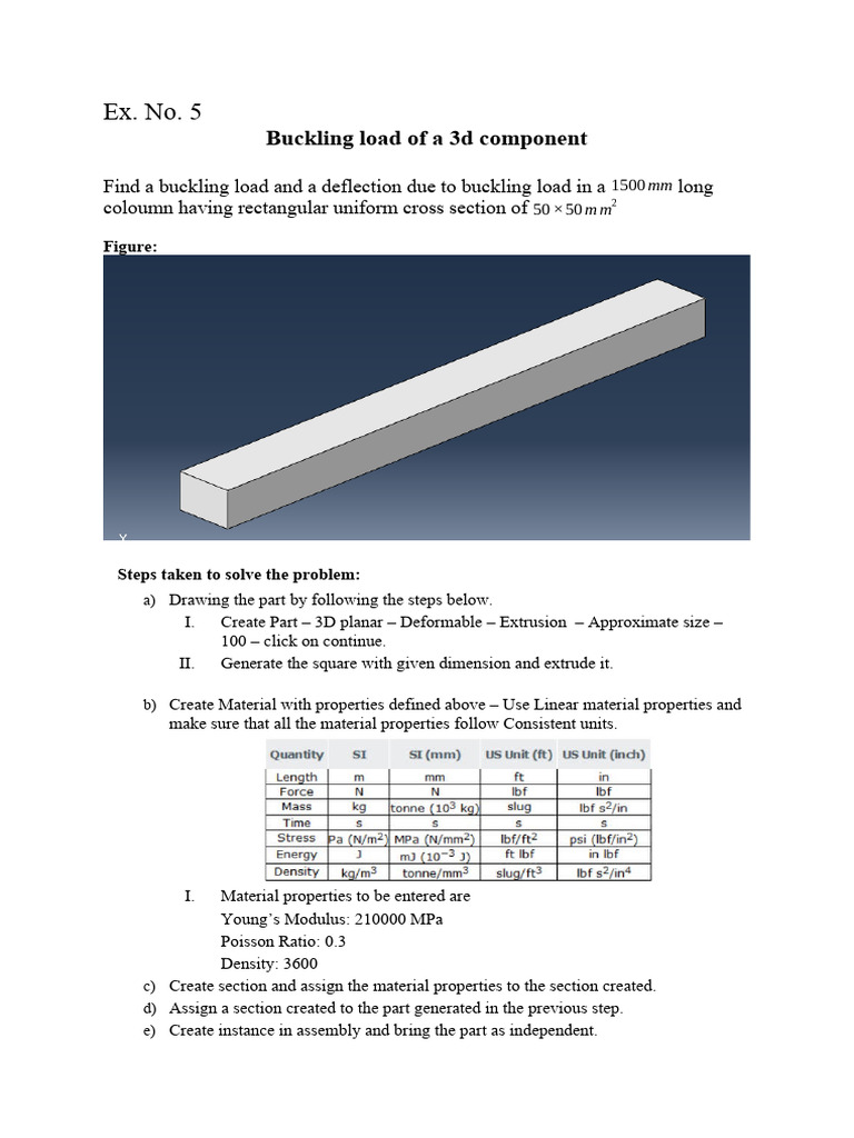 5.Buckling Load | PDF | Buckling | Applied And Interdisciplinary Physics