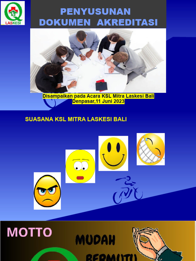 KSL TGL 11 Juni 2024 Penyusunan Dokumen Akreditasi | PDF | Bisnis