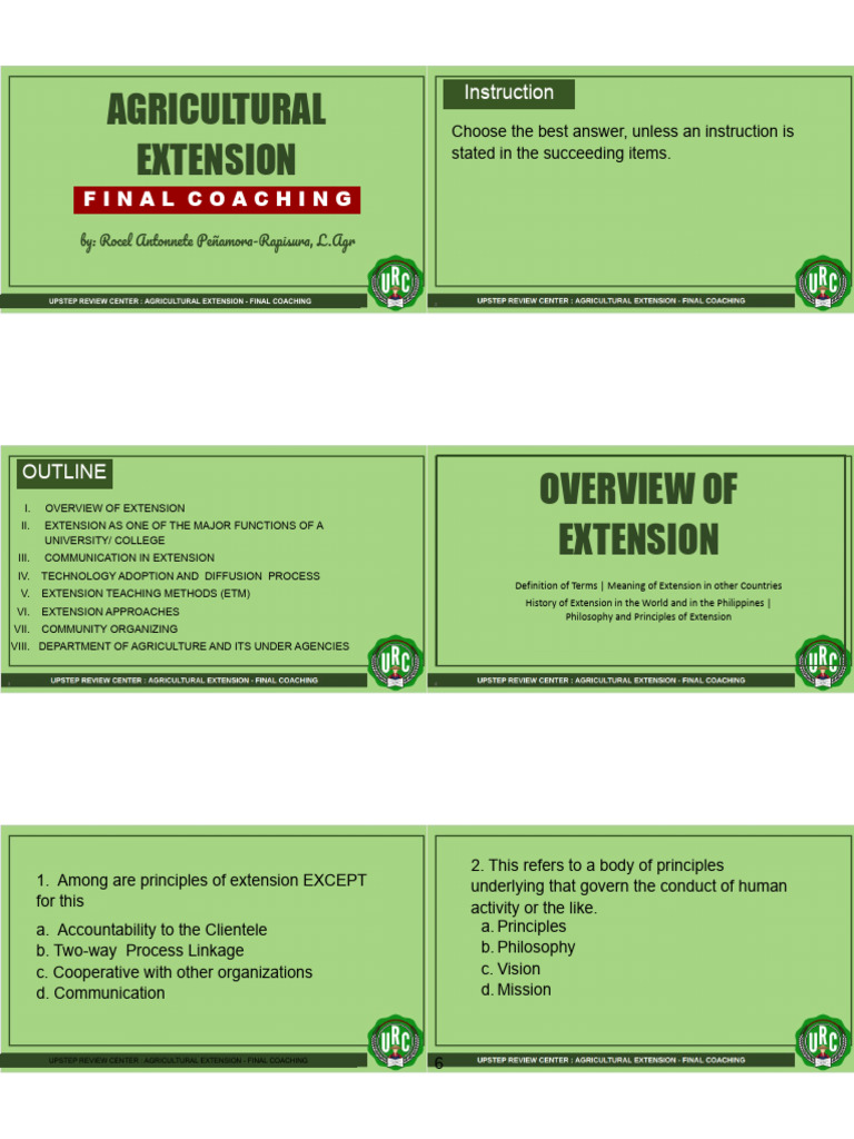 2023 AE Final Coaching Upstep Review Center Questionnaire | PDF