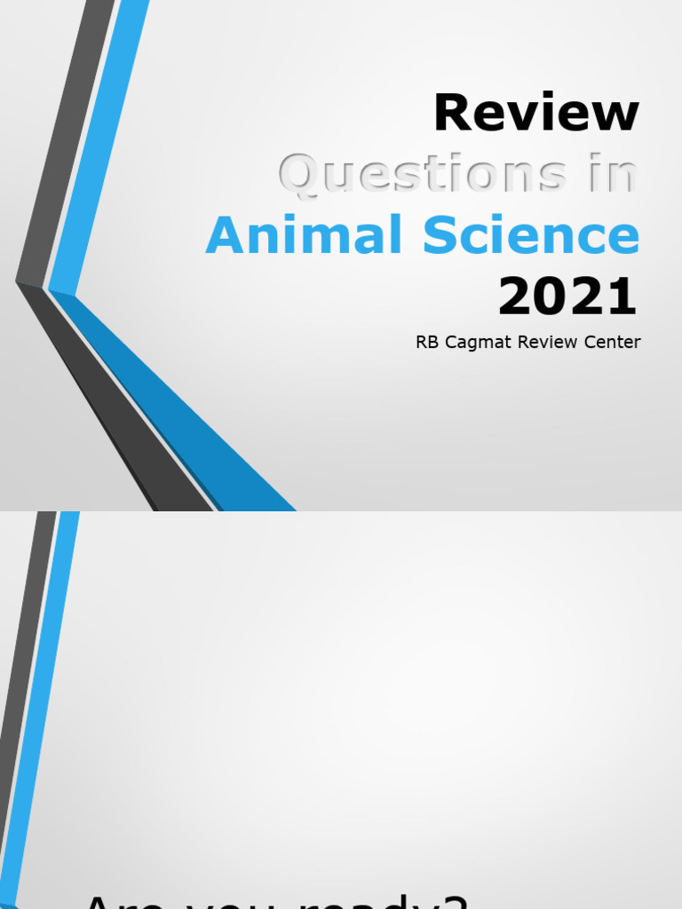 Animal Science Review Questions 2021 | PDF | Plant Breeding | Digestion