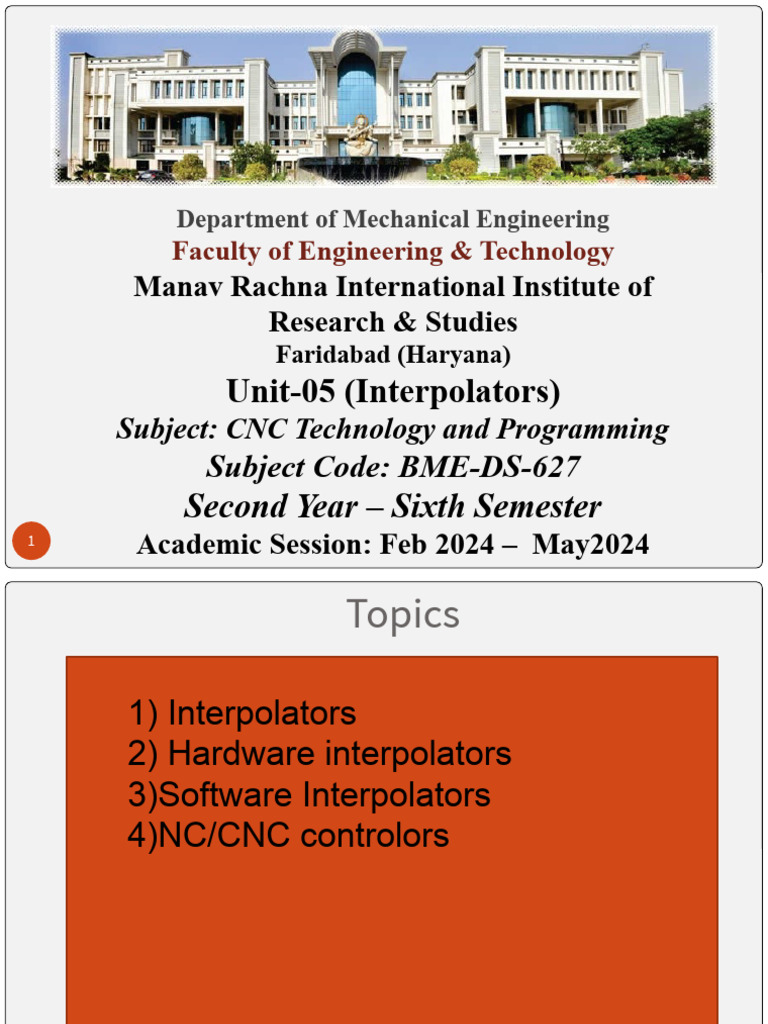 CNC Unit-5 | PDF | Numerical Control | Computer Science