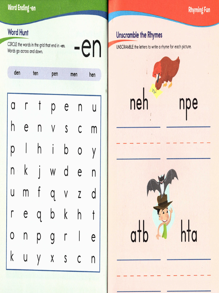 Kindergarten Word Games-6 | PDF