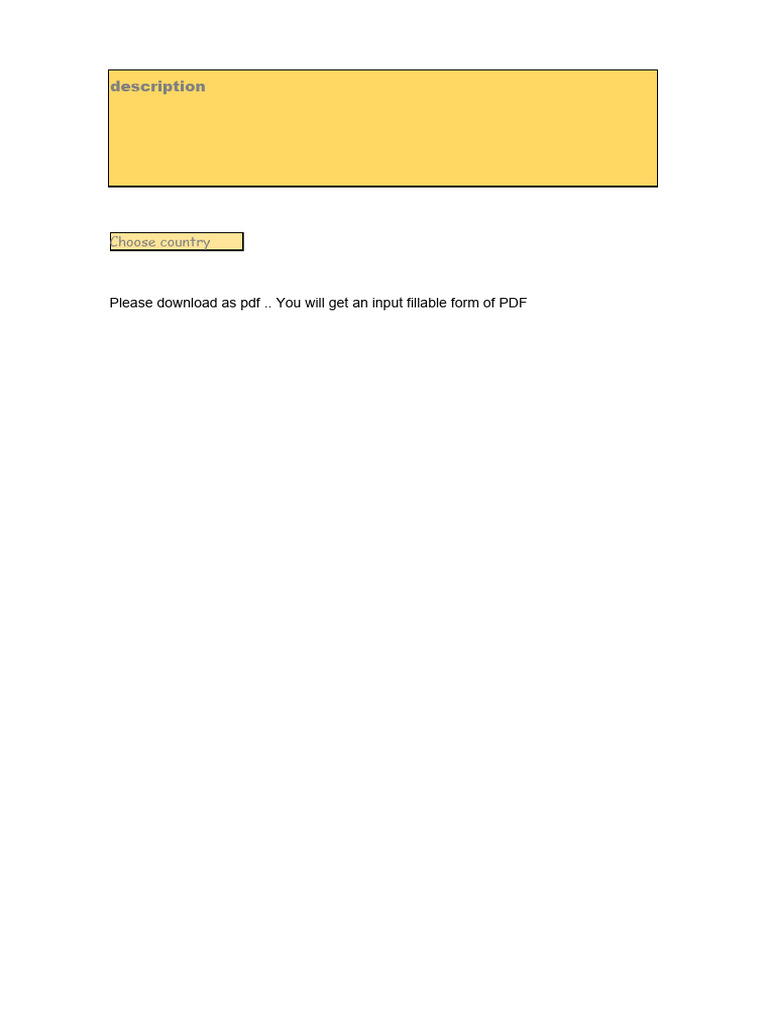Fillable Form | PDF